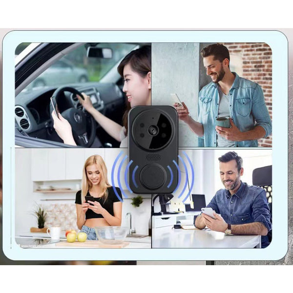 Mini Doorbell , M8 smart Doorbell , HD image, wi-fi , capture image wh ...