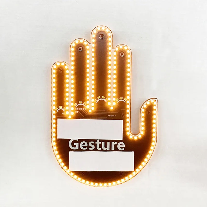 Finger Gesture Vehicle Light For Road Hand Signal with Remote Control ...