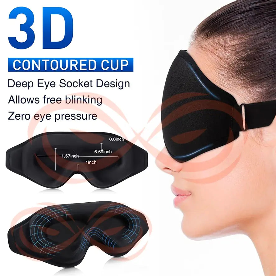 3D Contoured Cups Sleeping Eye Mask – AKIRA-PRO-SUPPLIES