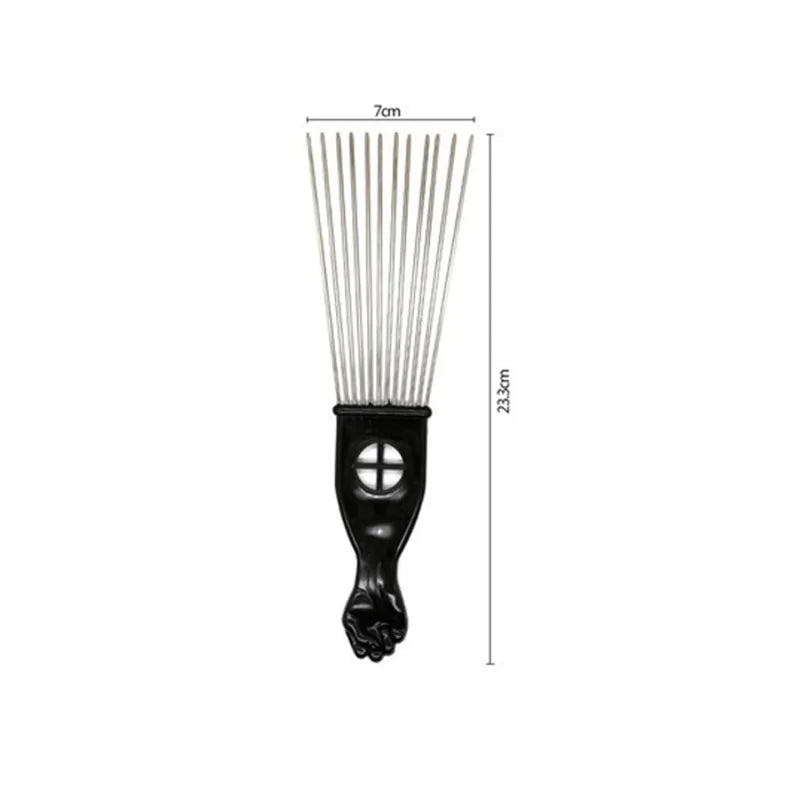 Anti-Static Metal Afro Pick Comb – AKIRA-PRO-SUPPLIES